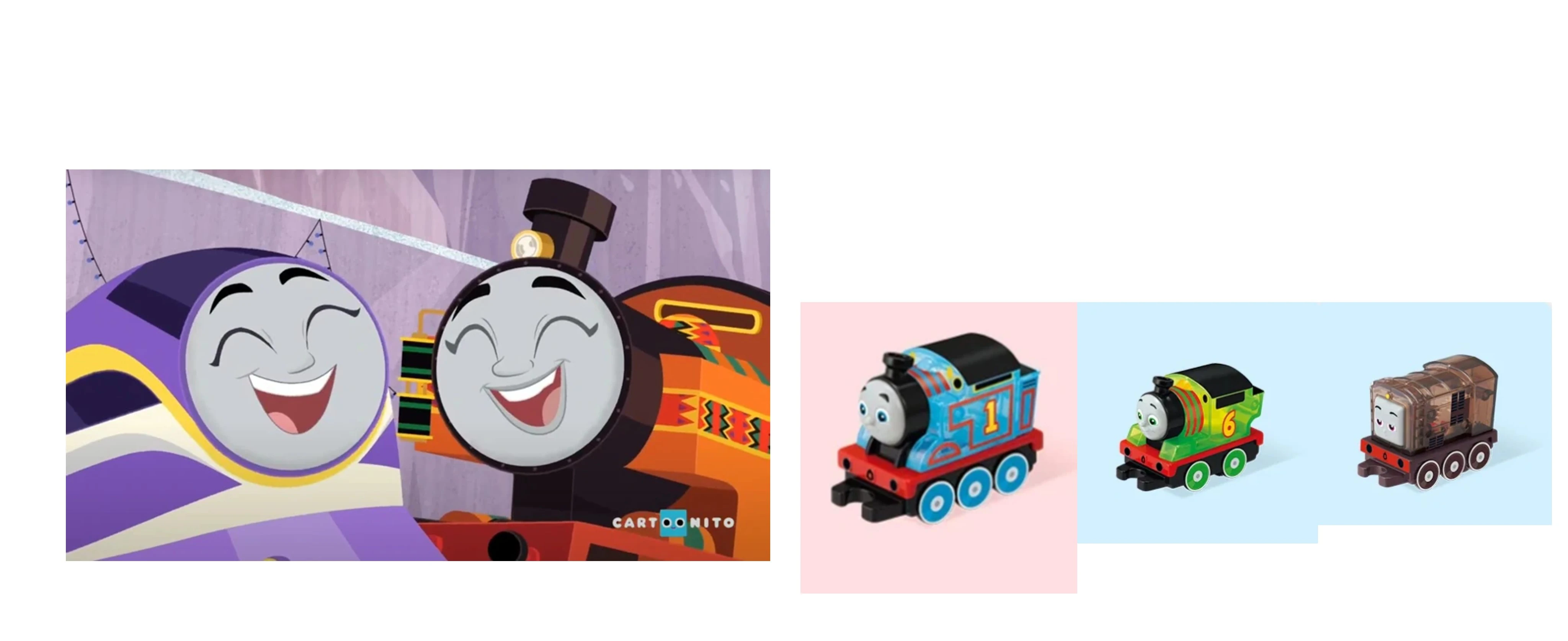 Kana and Nia's Reaction to McD's Thomas, Diesel, and Percy models | Fandom