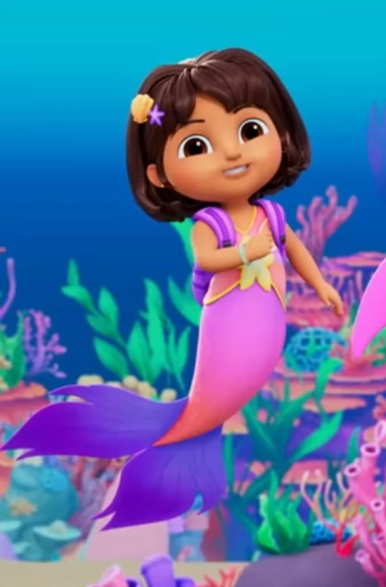 3D mermaid Dora in magic mermaid adventures | Fandom