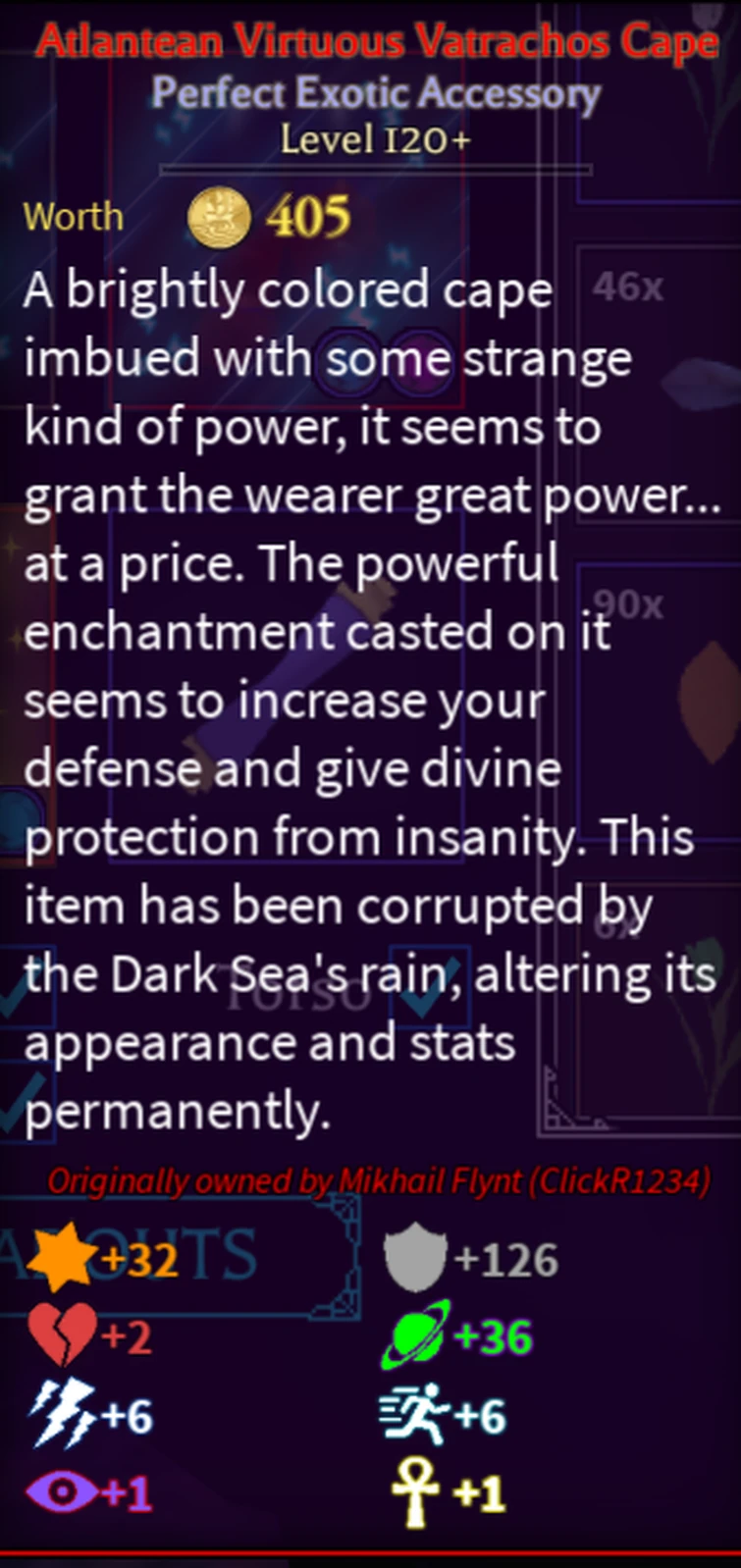 you guys think this virtuous atlantean cape will be reverted to just virtuous? | Fandom