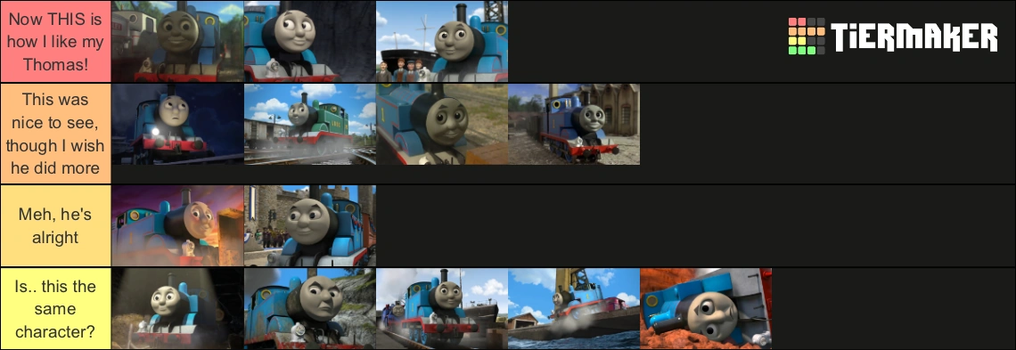 Here is my ranking of Thomas throughout the specials | Fandom