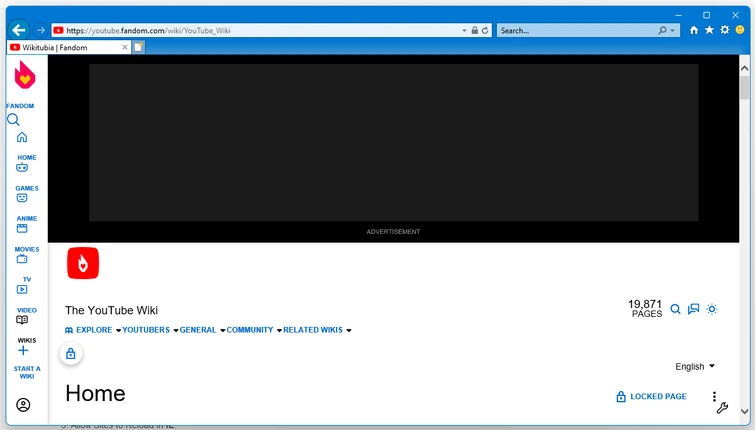 This is how Wikitubia looks like in Internet Explorer | Fandom