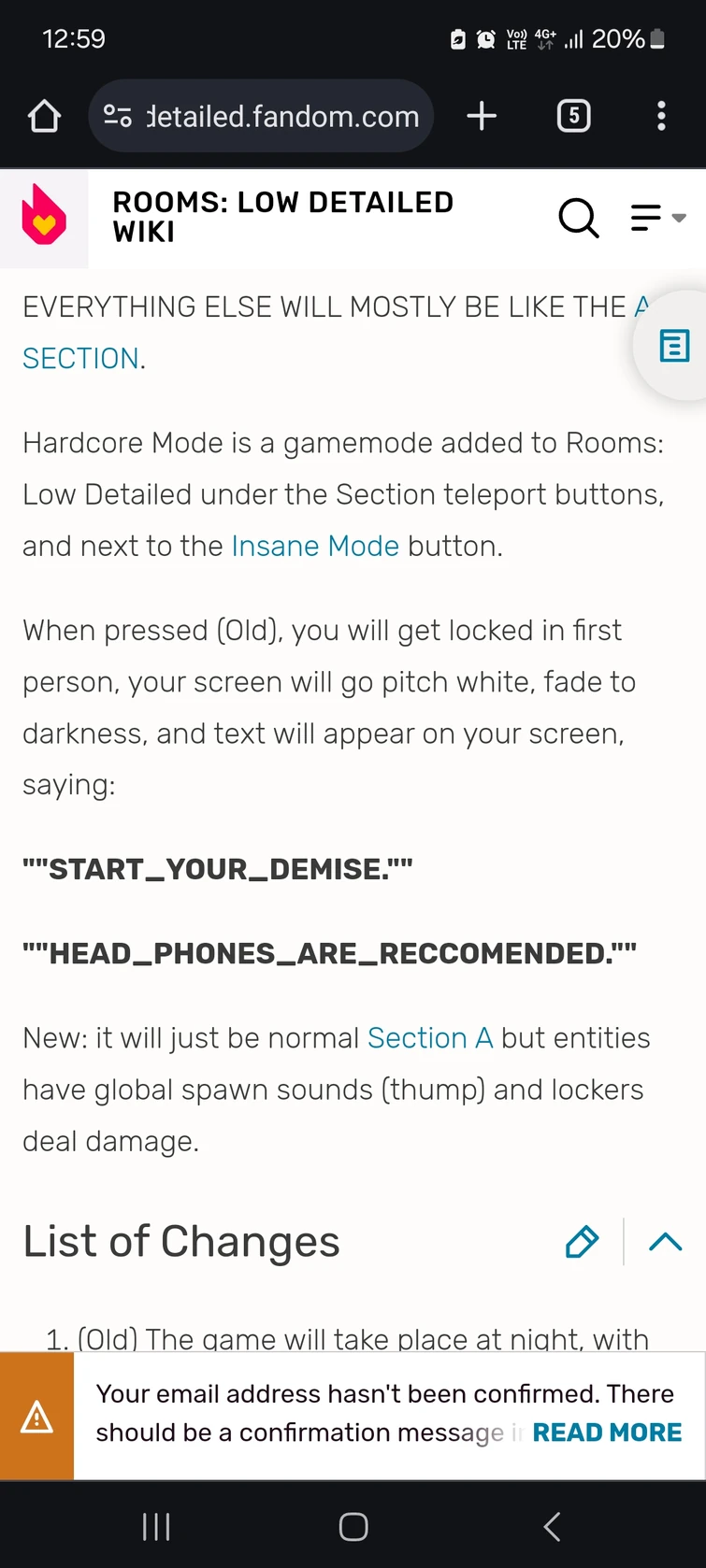 The old one says "START_YOUR_DEMISE" | Fandom