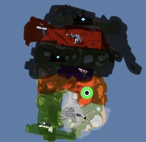 The map for Surendered, A Jailbreak story | Fandom