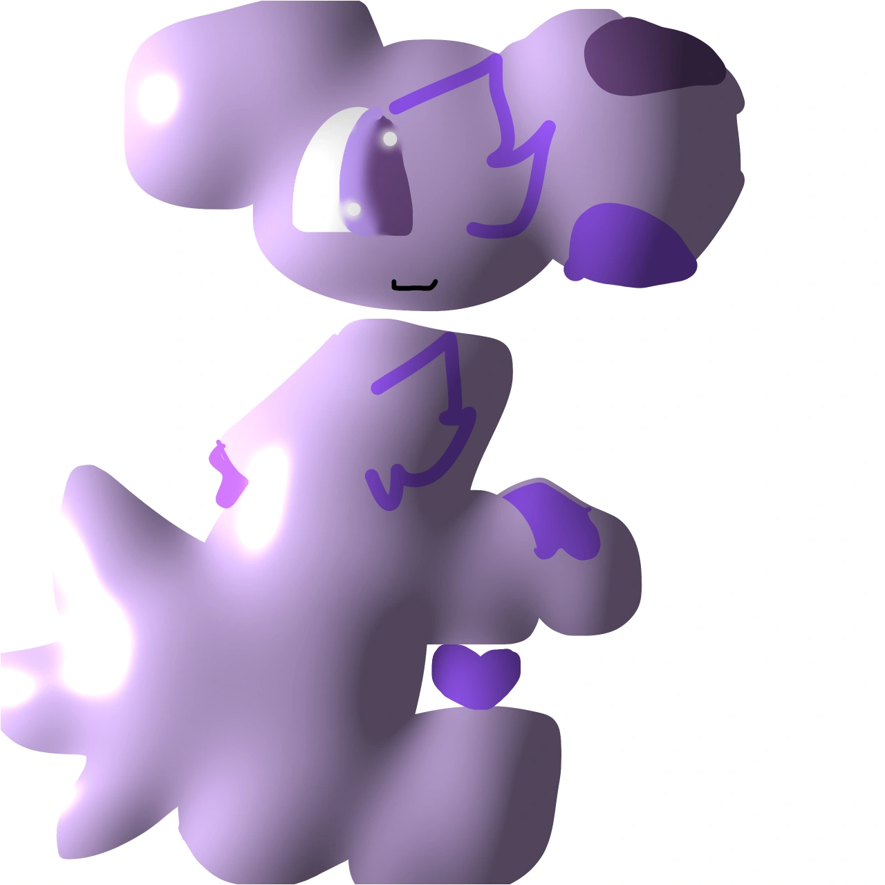 stupid silly render of purpol lovedog | Fandom