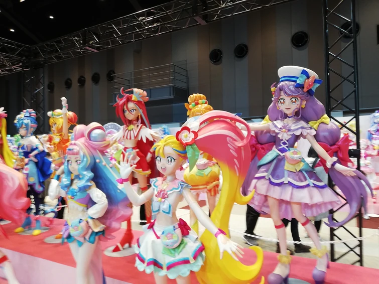 【All Pretty Cure Exhibition Yokohama】Life-size mannequins of PreCure ...