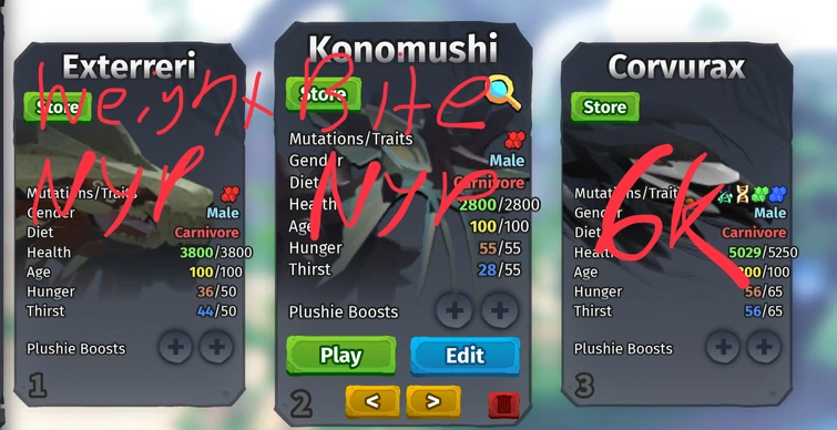 Selling muts and red traits | Fandom