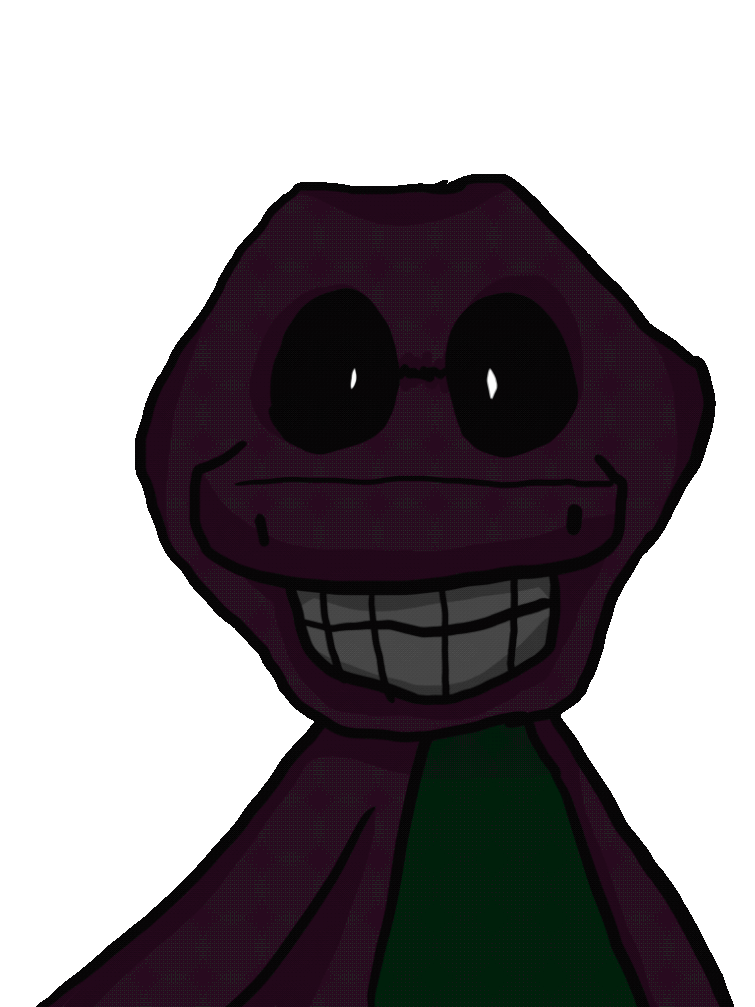 Creepy Barney Gif