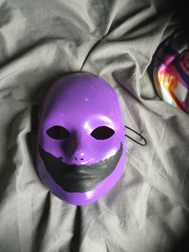 I made this purple guy mask to go with my springbonnie mask | Fandom