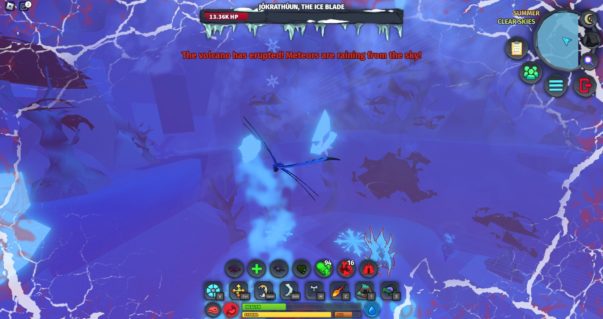 1 euvias, 1 boss, 1 volcanic eruption, 2 minutes. | Fandom