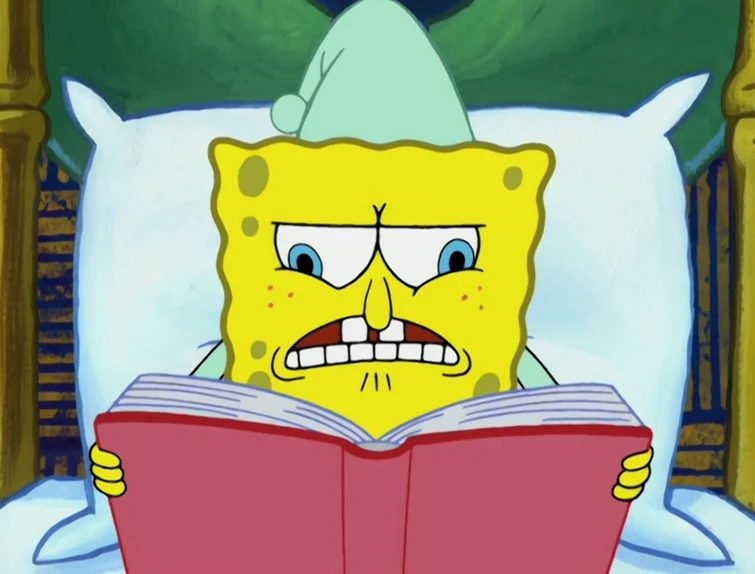 What book did SpongeBob read in "Night Light"? | Fandom