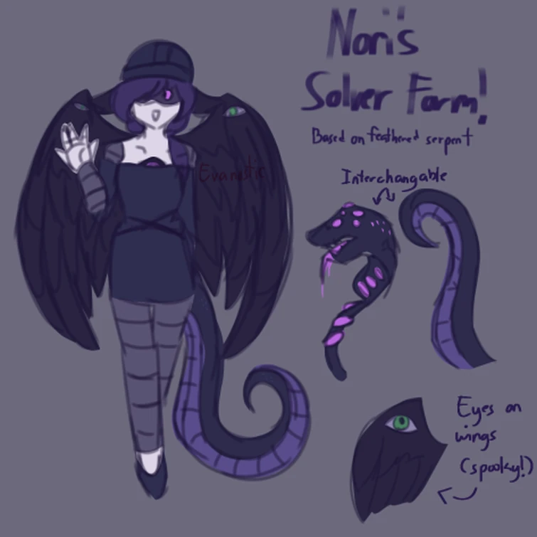 (small tw for eyes) My design for a Nori Solver!!! | Fandom