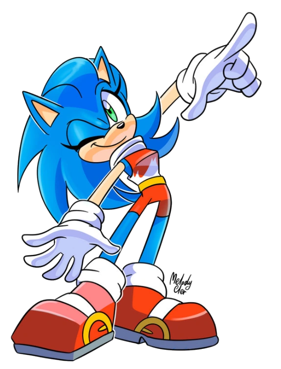 Female Sonic The Hedgehog