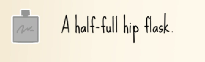 Half-Full Hip Flask | A Highland Song Wiki | Fandom