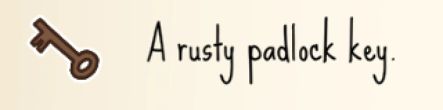 Rusty padlock key | A Highland Song Wiki | Fandom