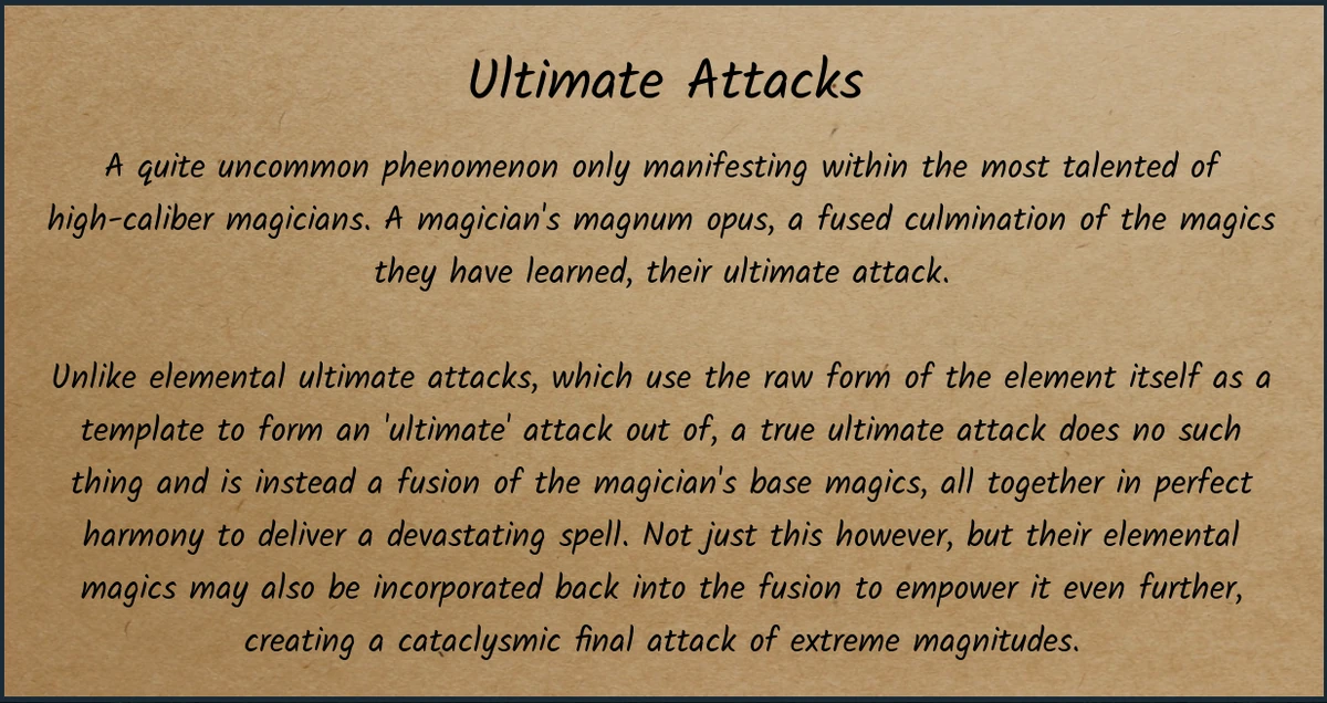 Ultimate Attacks | Roblox - A Magician's Excursion Wiki | Fandom