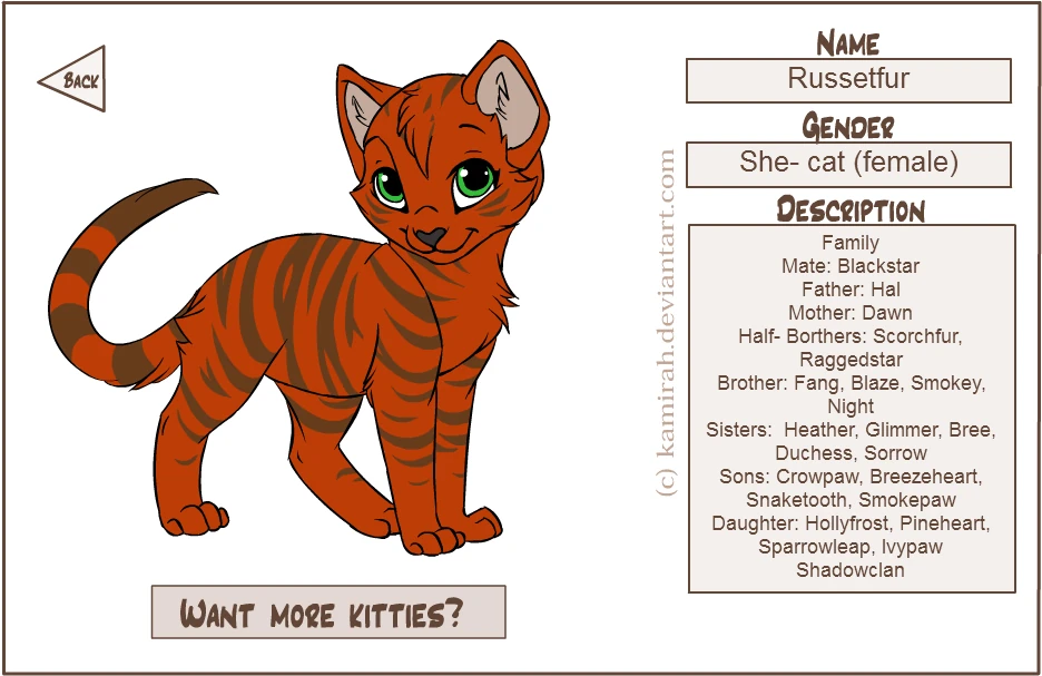 Russetfur | A rouge life Wiki | Fandom