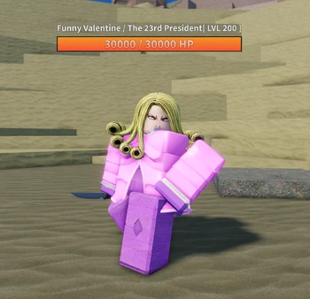 Funny Valentine (Boss) | A Universal Time Roblox Wiki | Fandom