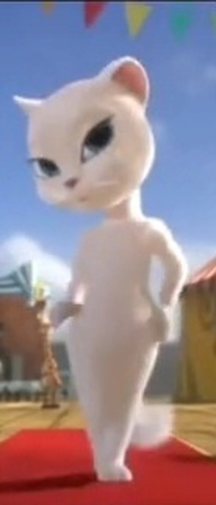 This black cat in the photo is a modern my angela 1 and my talking ...