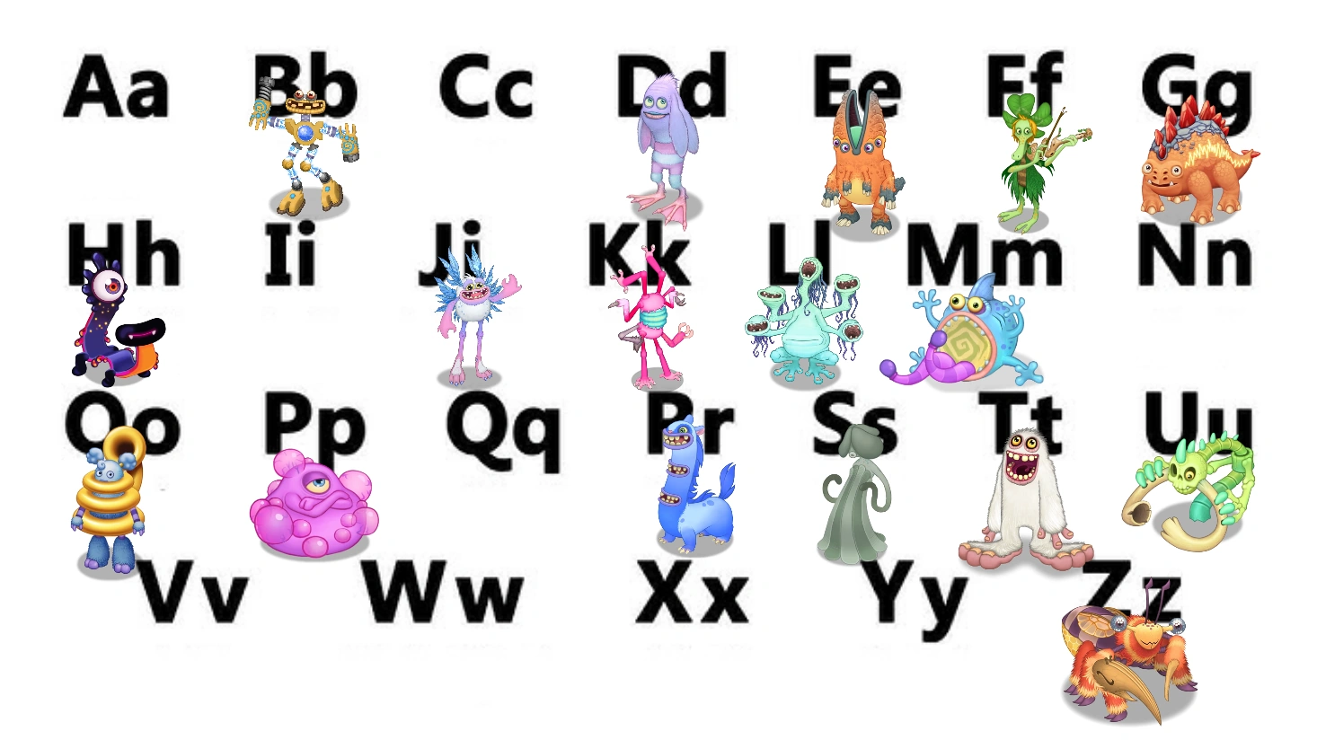 Monsters with double letters | Fandom