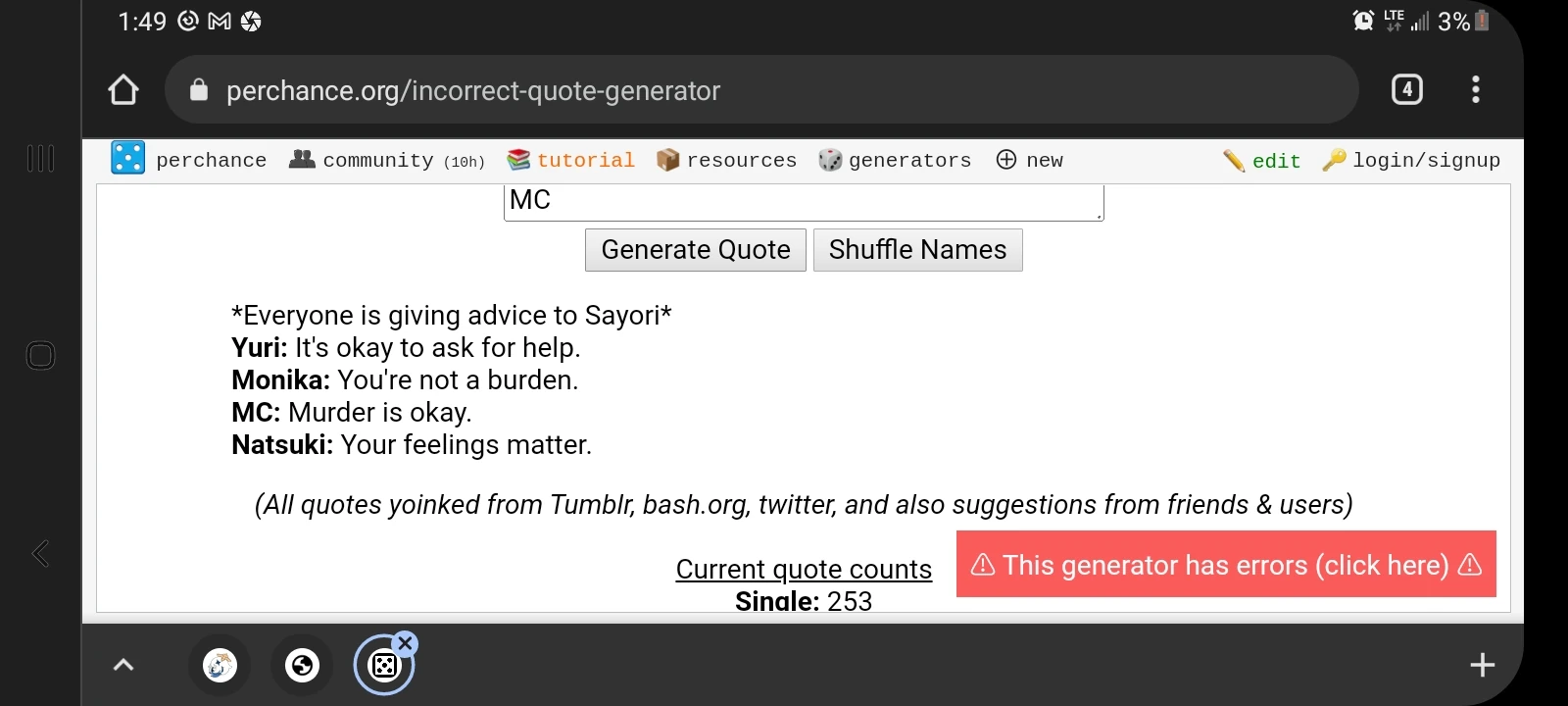 Incorrect quotes - ddlc edition | Fandom