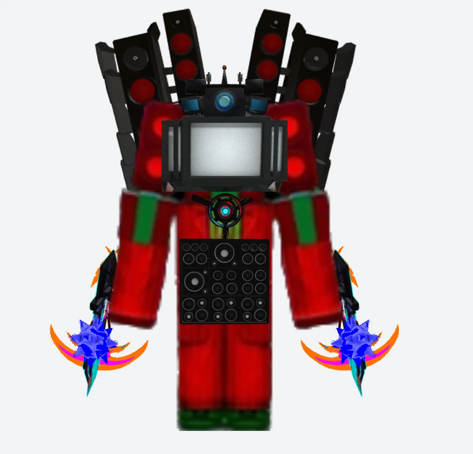 Upgraded Titan Santa Sinister Angel Firework Titan Speaker Present ...