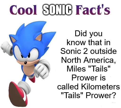 cool sonic fact's | Fandom