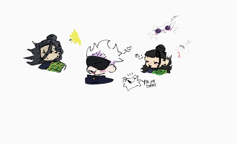 Feeling like making a Geto coloring, choose a pic for me (idk if needed ...