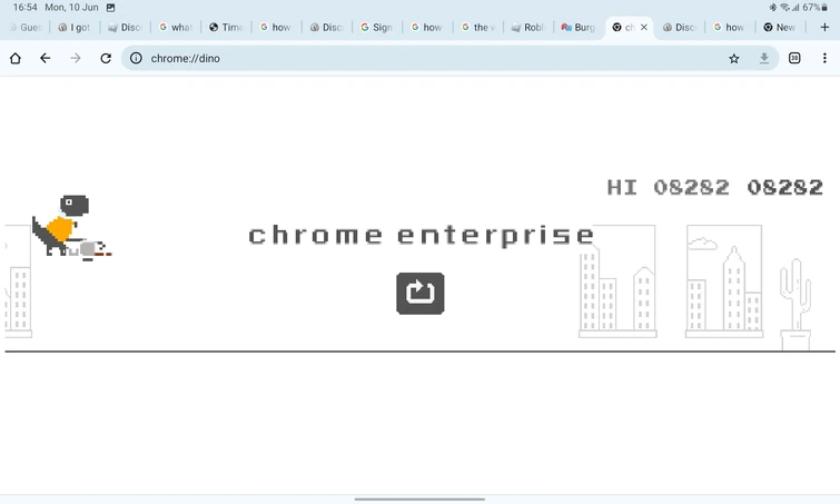 I got the score 6513 in the chrome Dino game | Fandom
