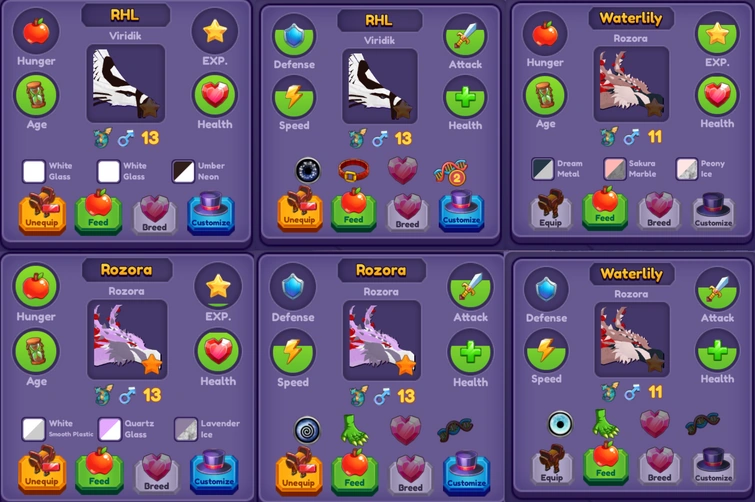 Looking for a FM Legendary Colored Scrawei, Or multiple normal scrawei ...