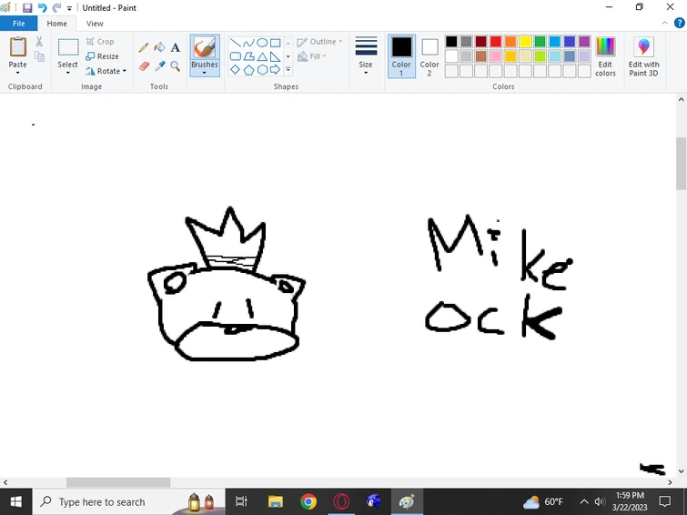 i made oc, his name is mike ock, you should scream his name in public ...