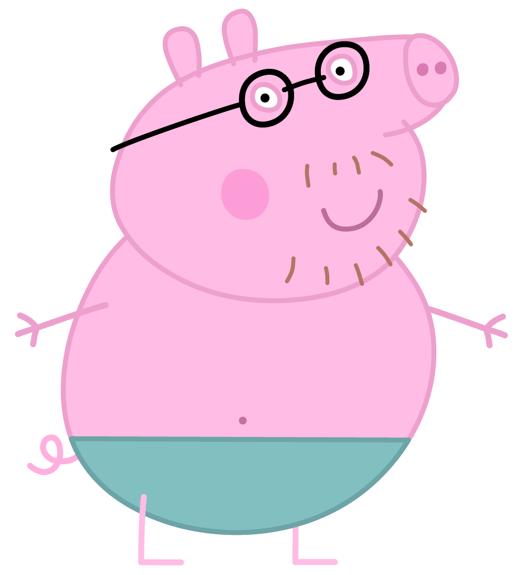(April Fools) Daddy Pig in his swimming costume | Fandom
