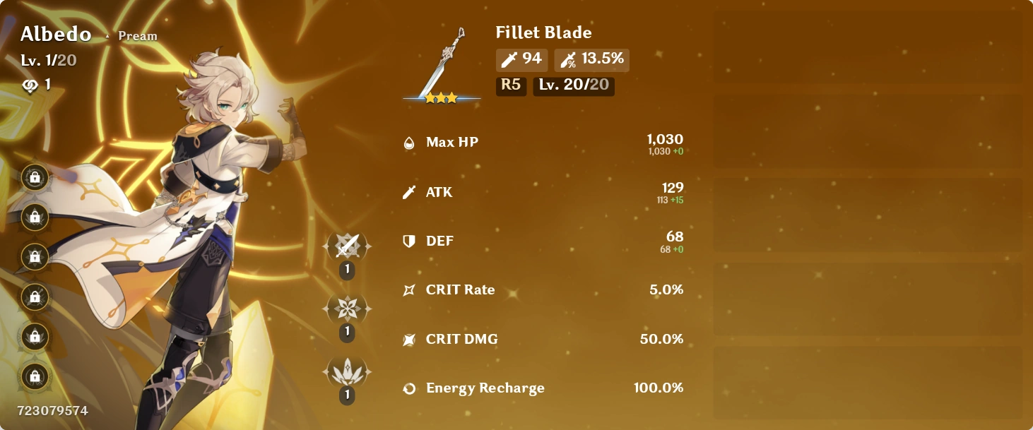 I just pulled Albedo | Fandom