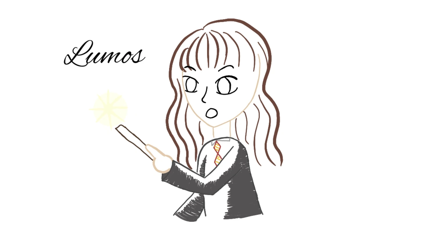 “Lumos!” Hermione granger fanart | Fandom