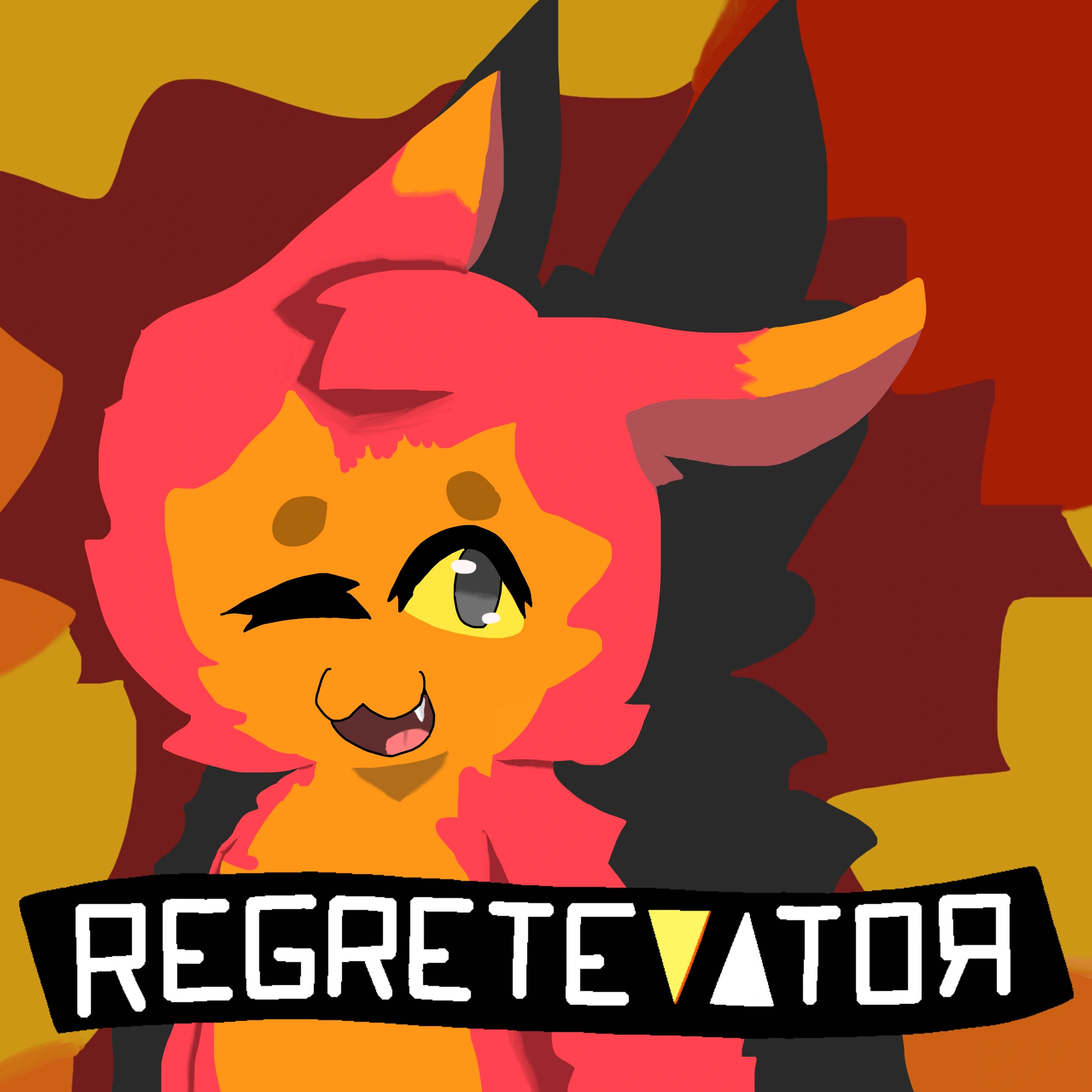I made fanmade Regretevator thumbnail with my Regretevator OC Pyro ...