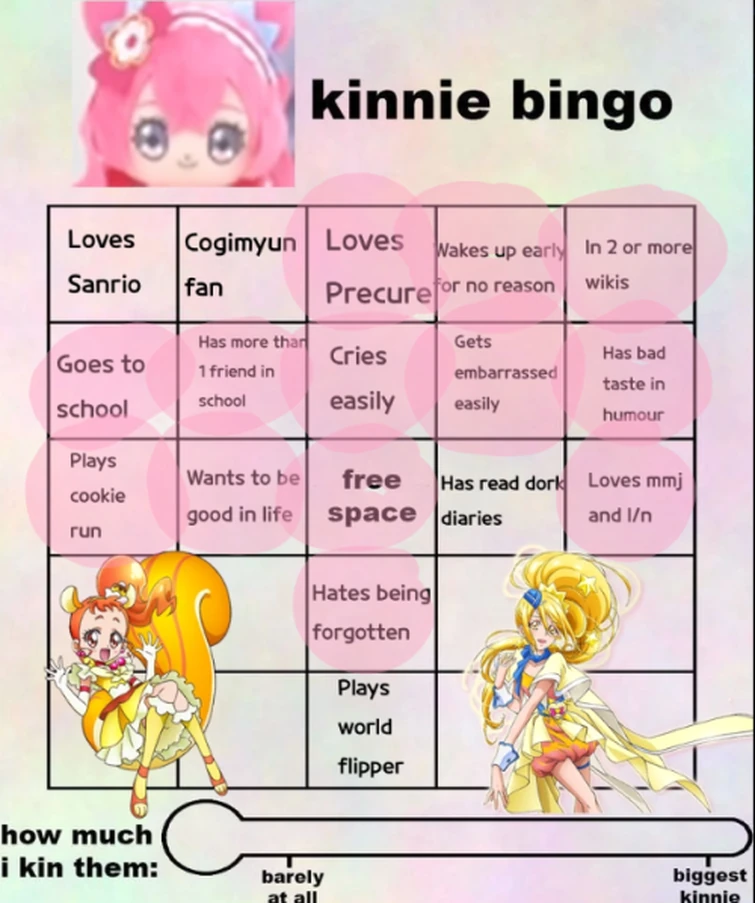 Kinnie bingo | Fandom