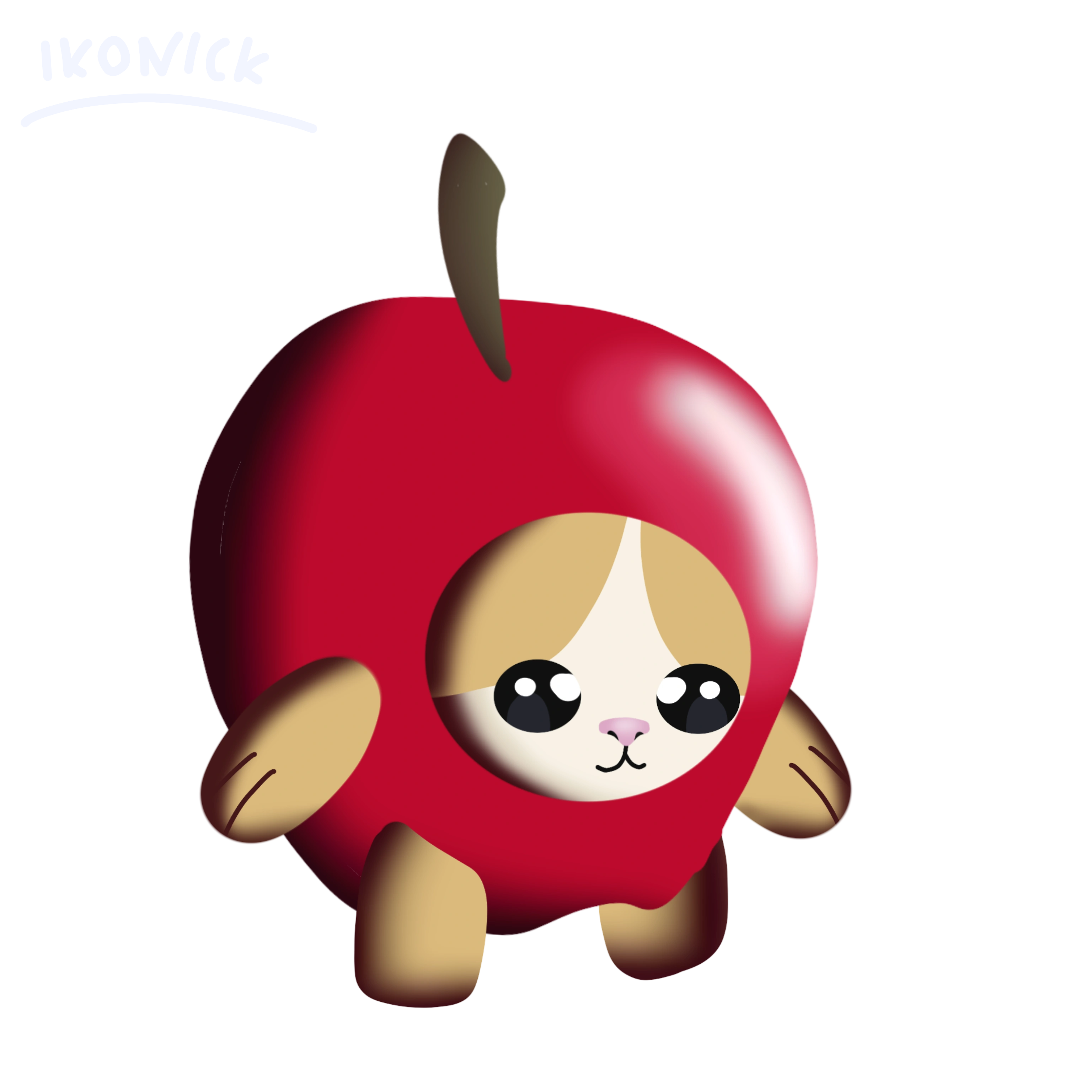 Funni apple cat | Fandom