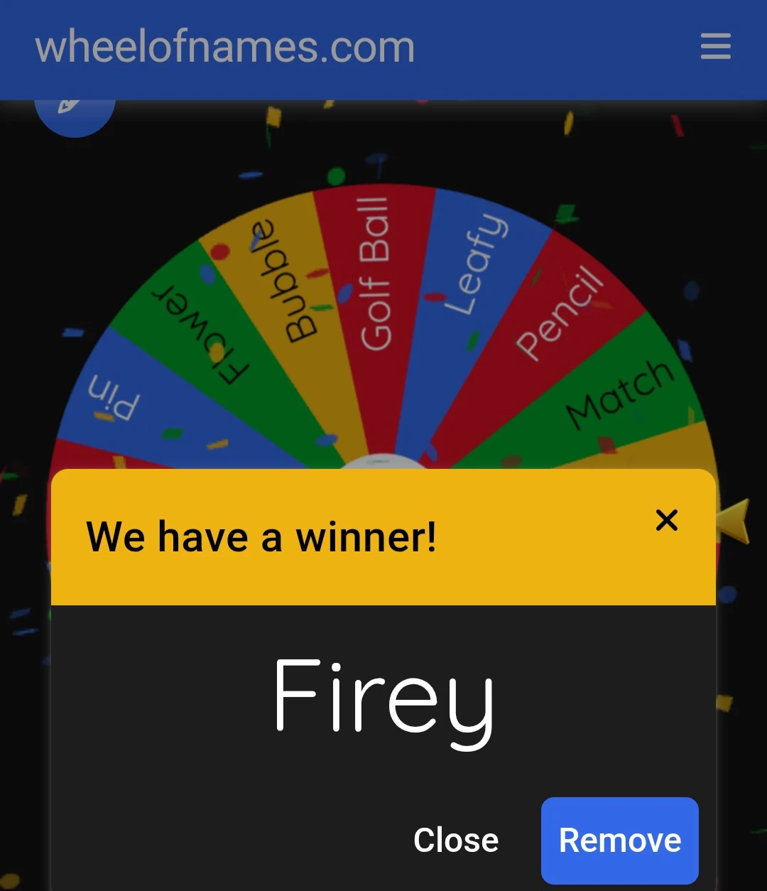 BFDI Spin a Wheel edition: Firey has been eliminated | Fandom