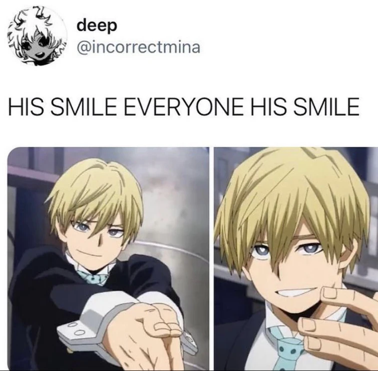 Here to make a post about Monoma, as always 😋💅 Ay who in my simp army ...