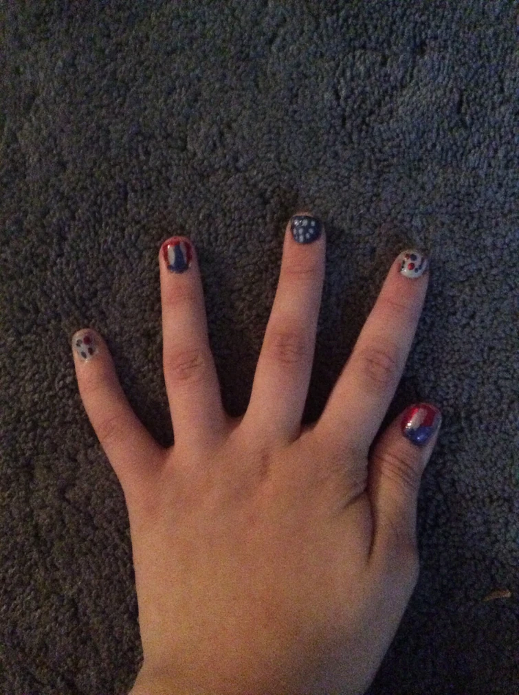 FOURTH OF JULY NAILS!!!! | Fandom