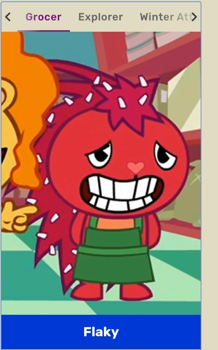 Idk why but I find this picture of Flaky to be funny | Fandom