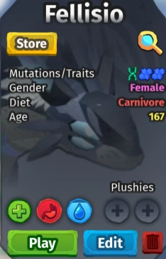 Emerald mutation Fellisio for sale wit double blue traits! | Fandom