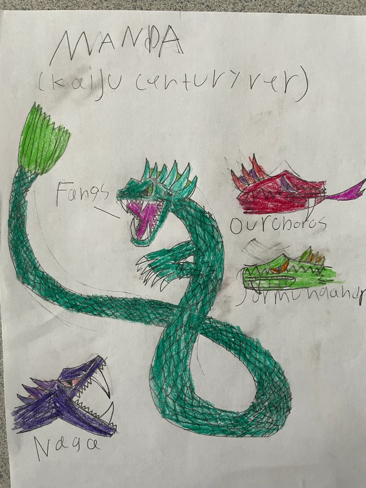 Here’s a Manda redesign by yours truly! | Fandom