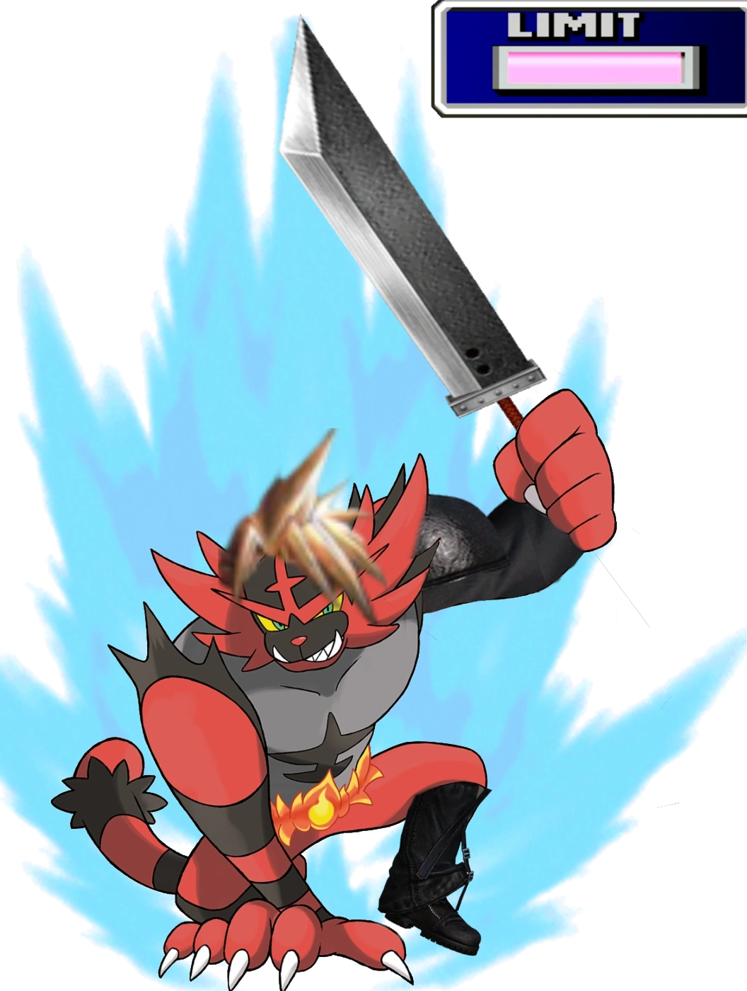 Smash Bros Fusion: Incineroar and Cloud | Fandom