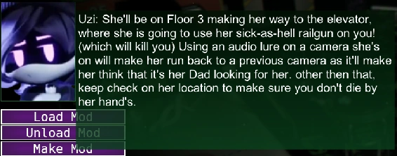 I made Uzi in Ultra Custom Night (Yippee) | Fandom