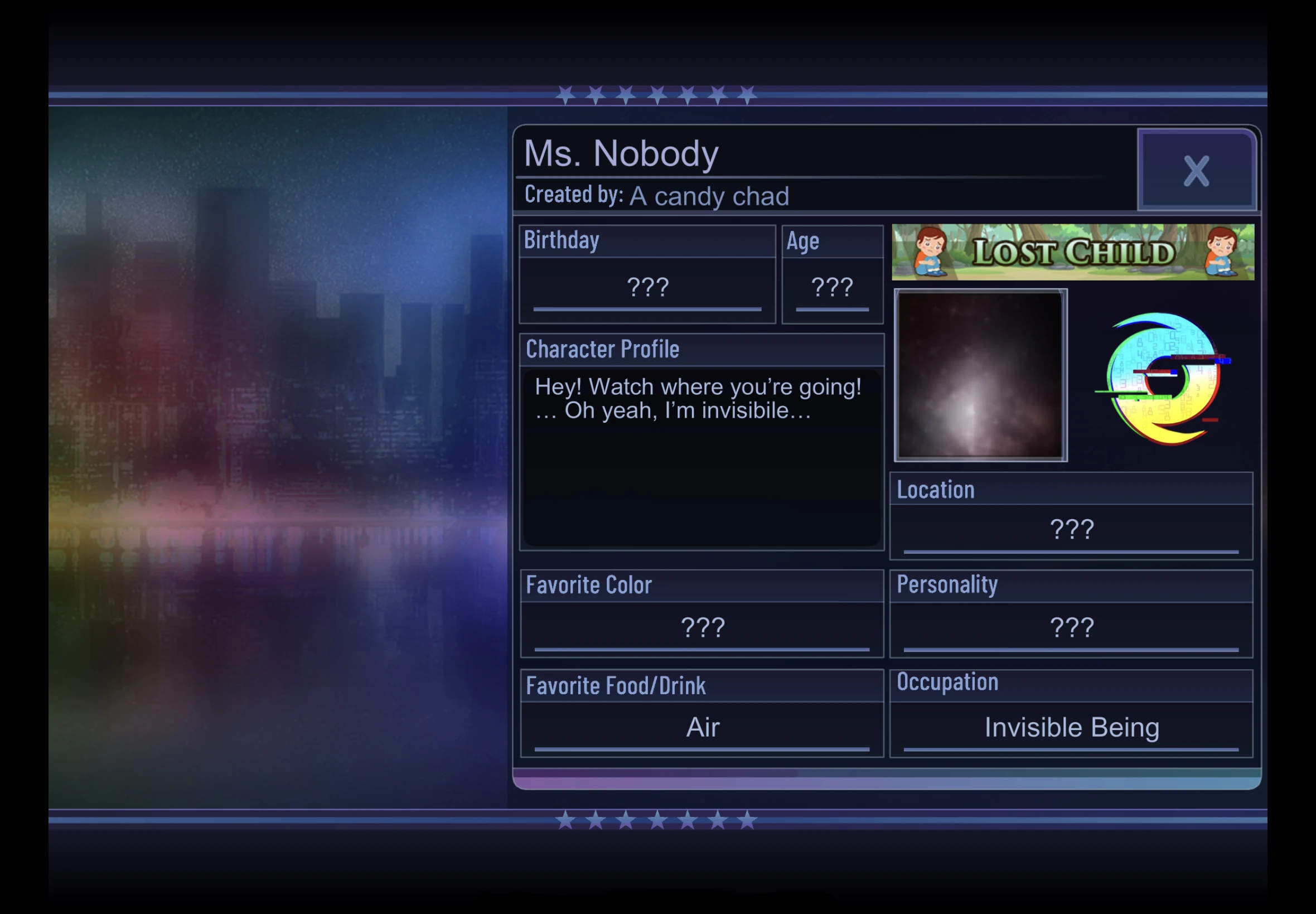 Yo, I made an invisible OC LOL! | Fandom