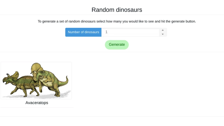 Using a Random Dinosaur Generator until I get something that could beat ...