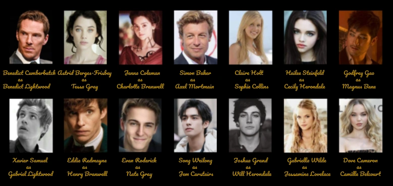 My Infernal Devices Fancast | Fandom
