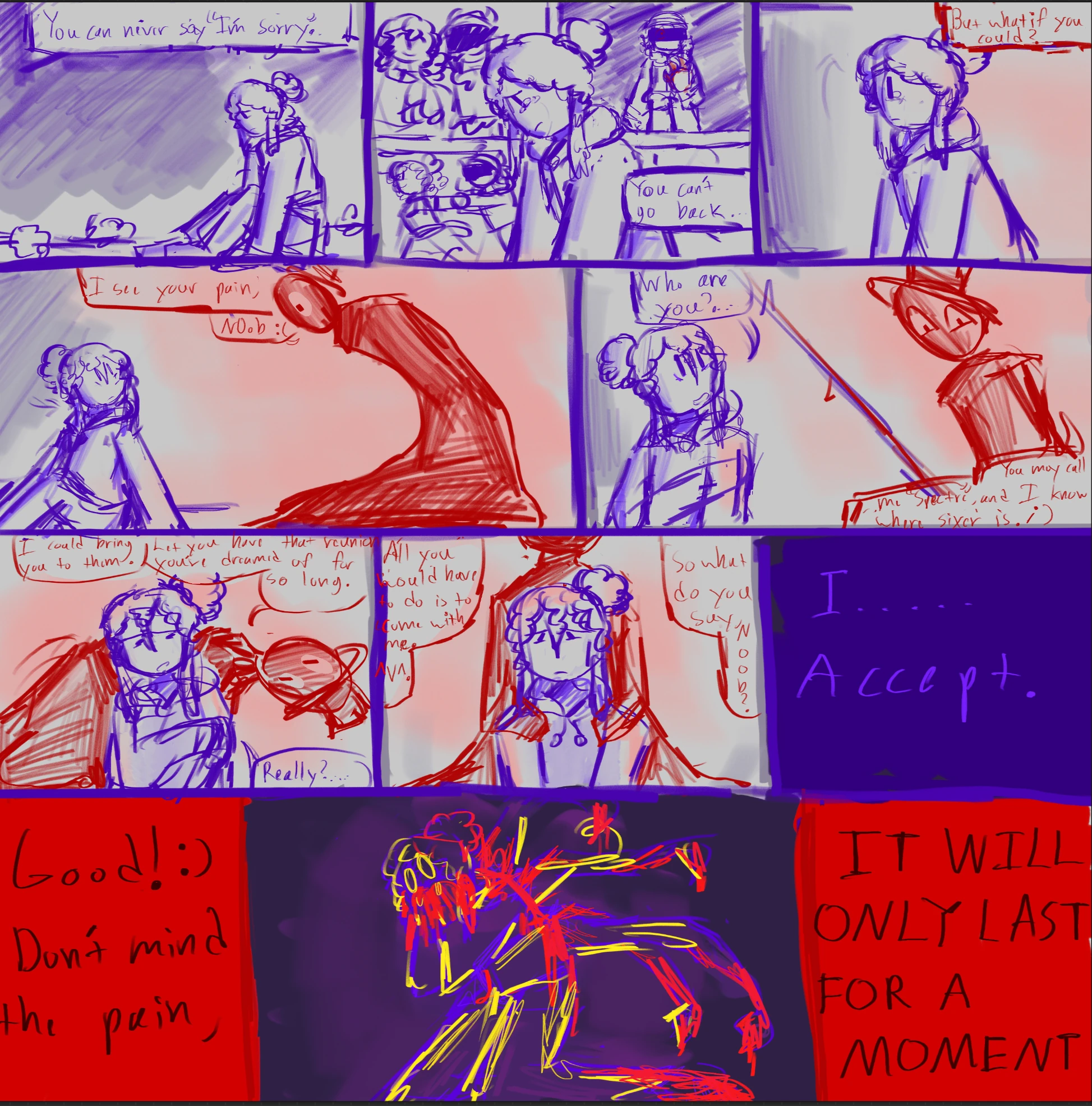 “Do you accept?” A Swapsaken AU comic | Fandom