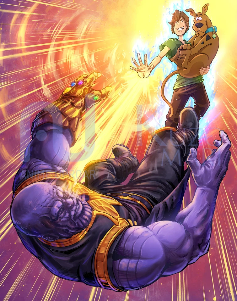 Ultra Instinct Shaggy vs Thanos Fan Art by Kuzomari on Deviantart | Fandom