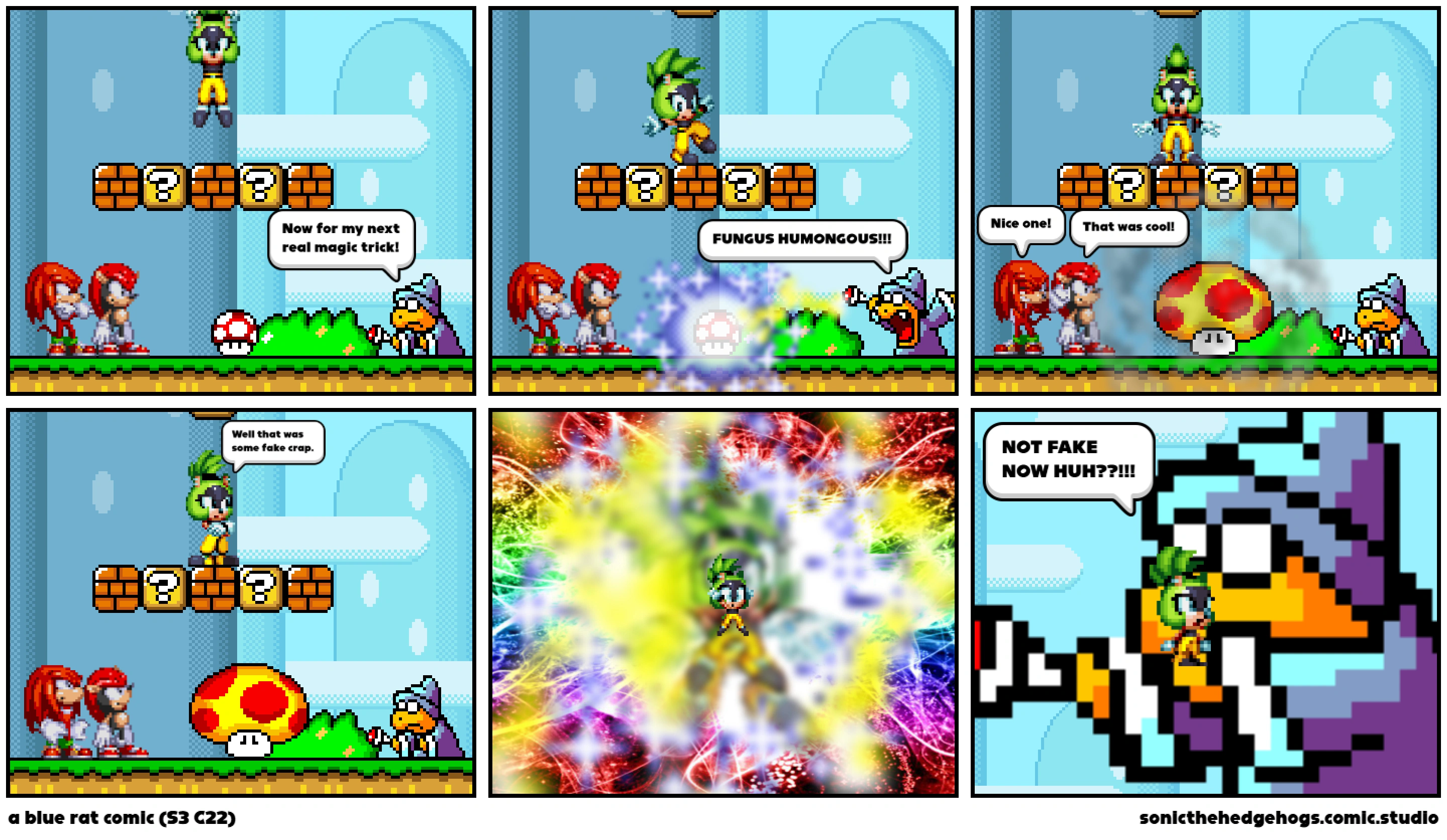 a blue rat comic in dinosaur land #72: Kamek's (REAL) Magic Trick | Fandom